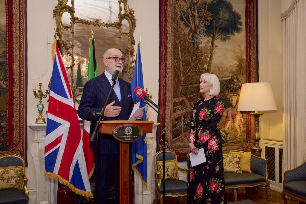 Helen Mirren awarded the title of Officer of the Order of the Star of ...
